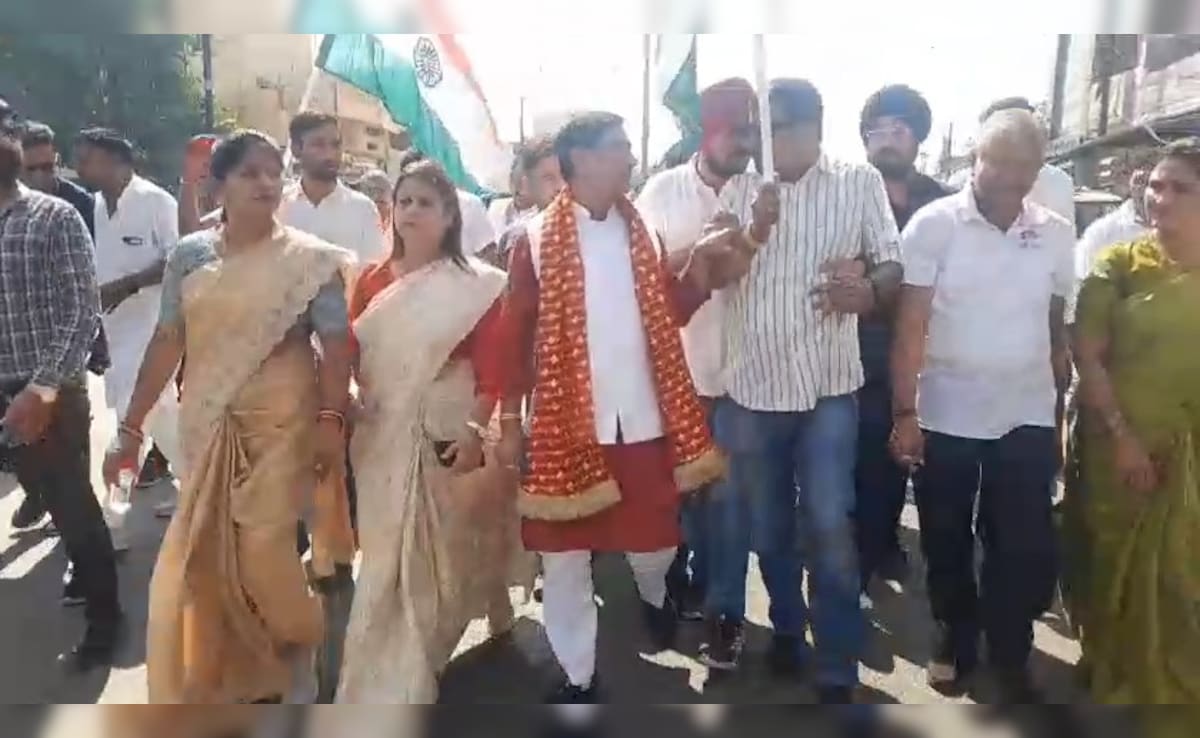 Video: Heated Exchange Between 2 BJP MLAs During 'Unity March' In Bilaspur