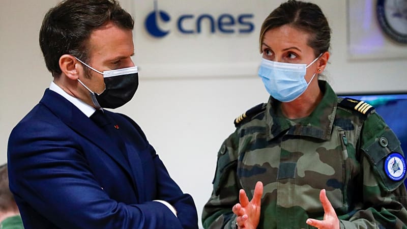 Space no longer peaceful, President Macron set to say in new space ...