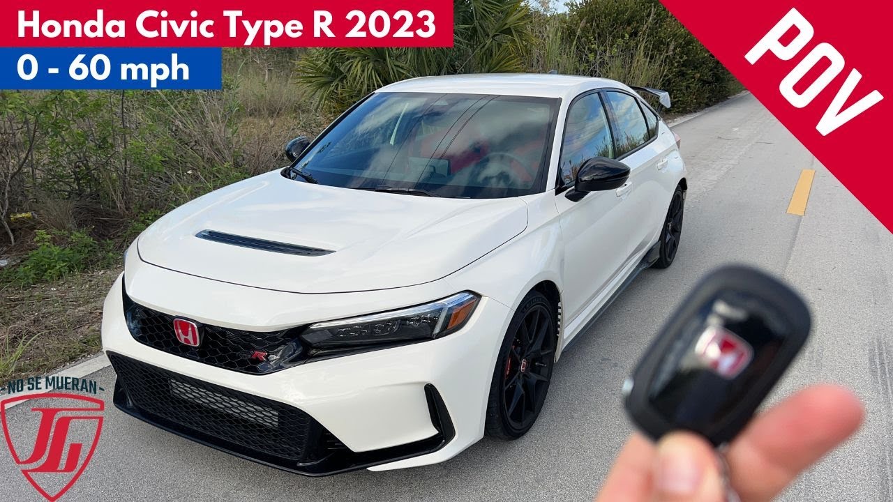 Honda Civic Type R 2023 | 0 a 60mph | Jaime Gabaldoni [POV-4K]