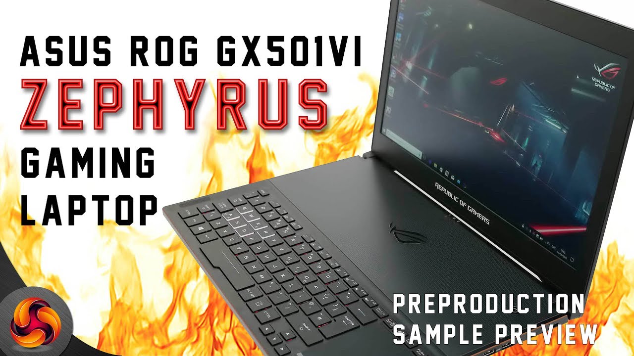 Asus ROG GX501VI Zephyrus (pre production) Nvidia MAX-Q gaming laptop ...
