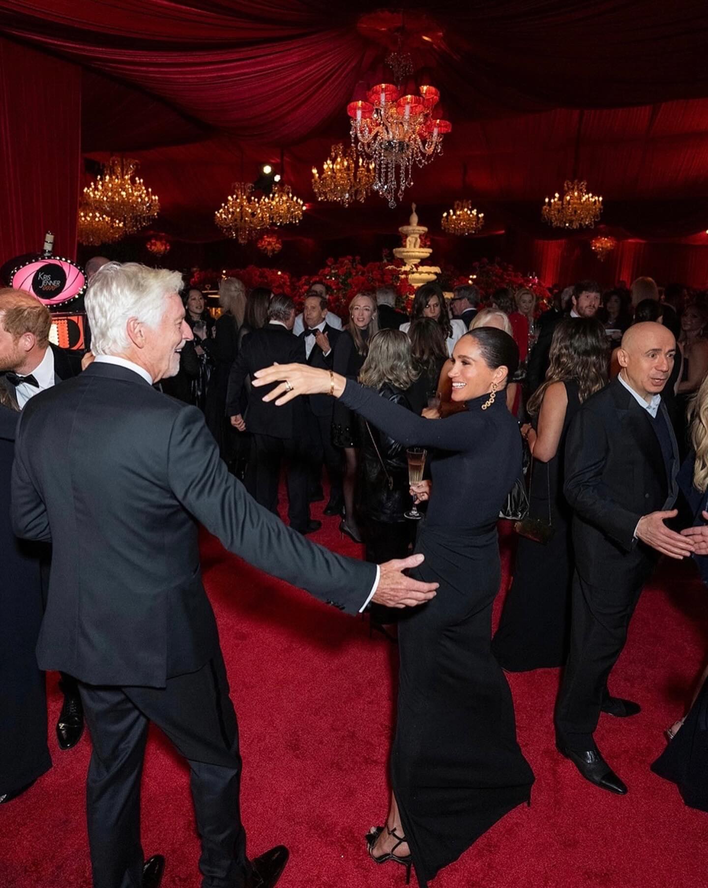 Meghan Markle and Prince Harry party with Kris Jenner, Kim Kardashian ...