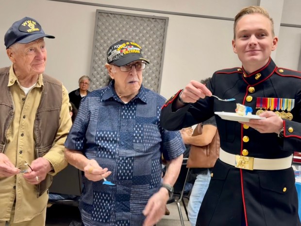 US Marine Corps celebrate 250 years with fellow veterans