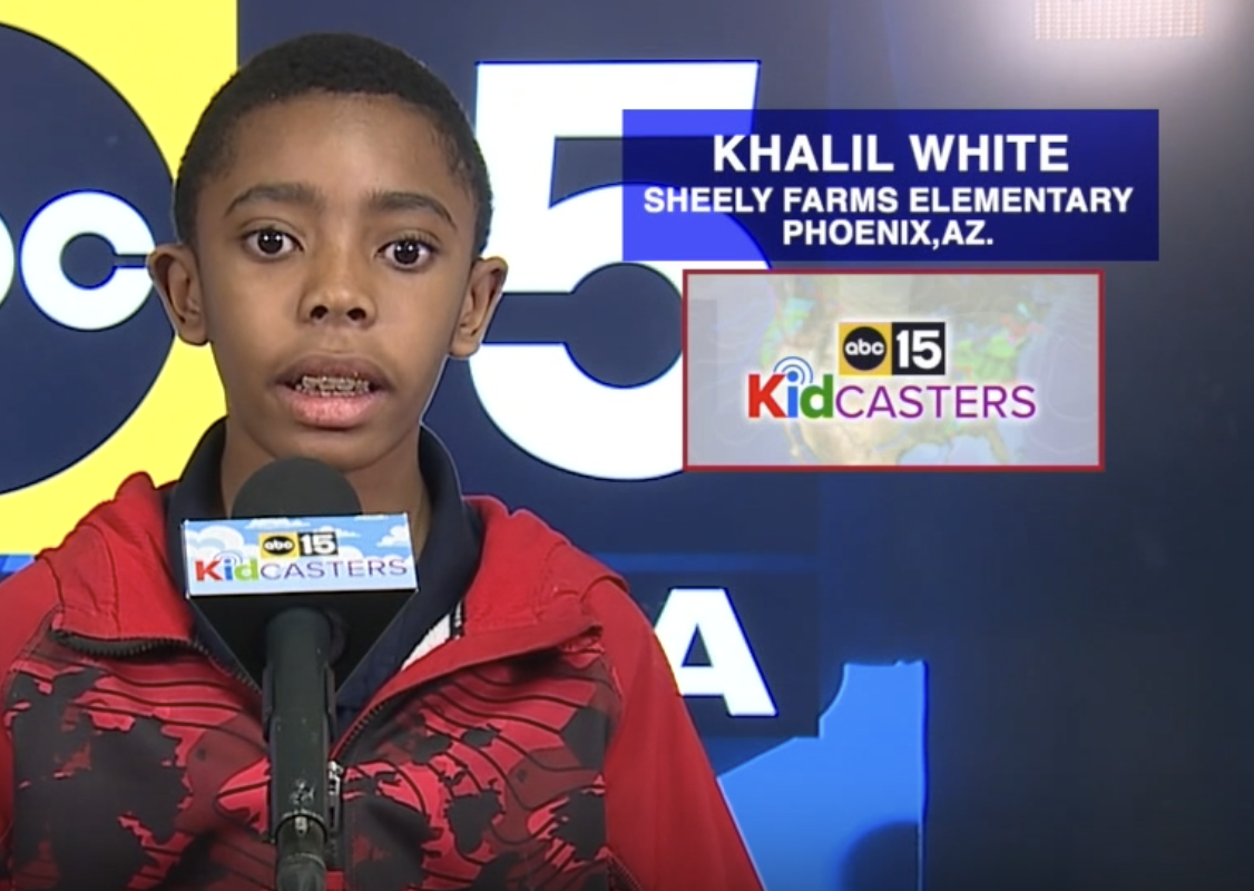 Kidcaster Khalil gives your Tuesday morning forecast from Sheely Farms ...