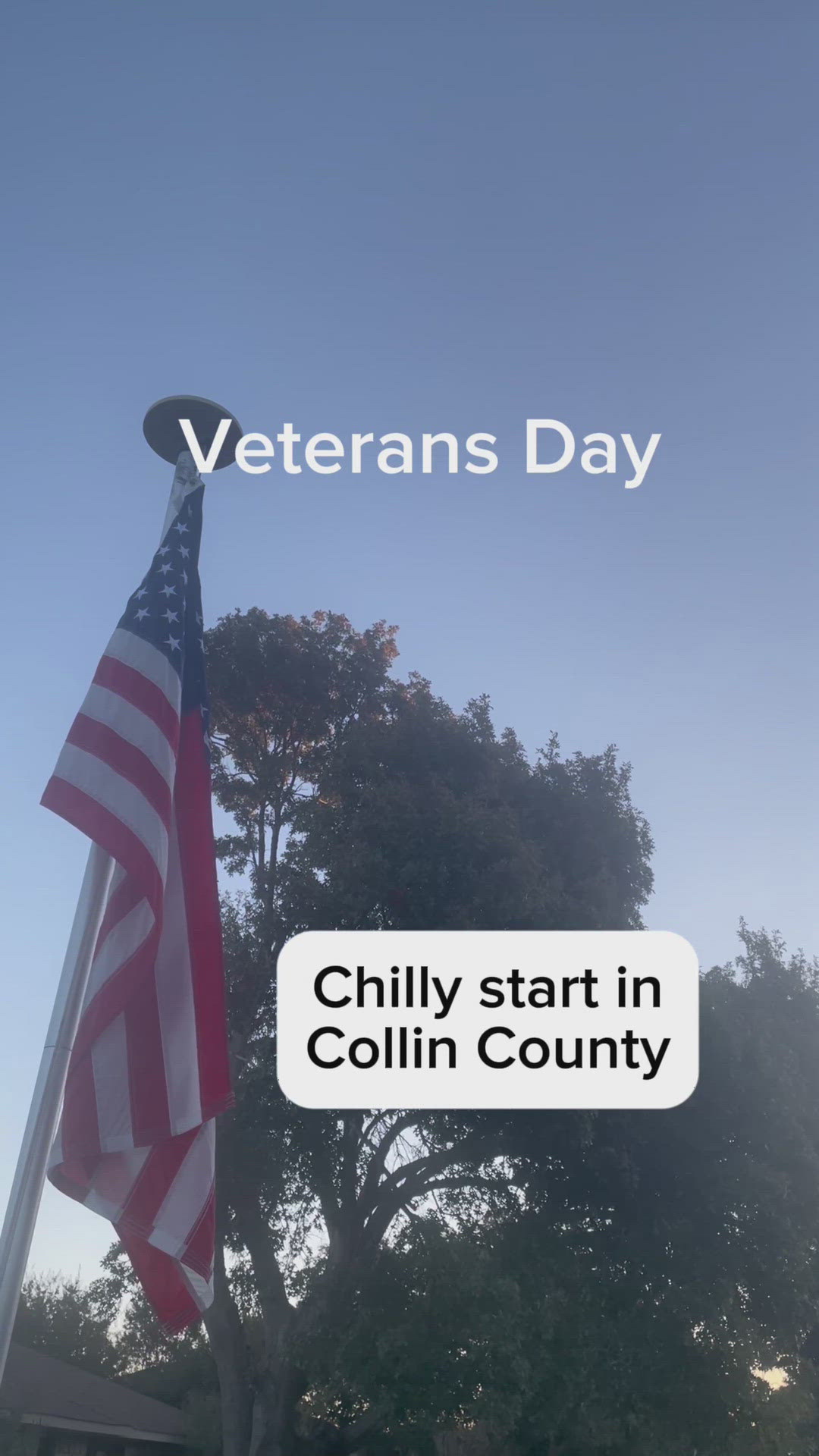 Veterans Day weather in North Texas