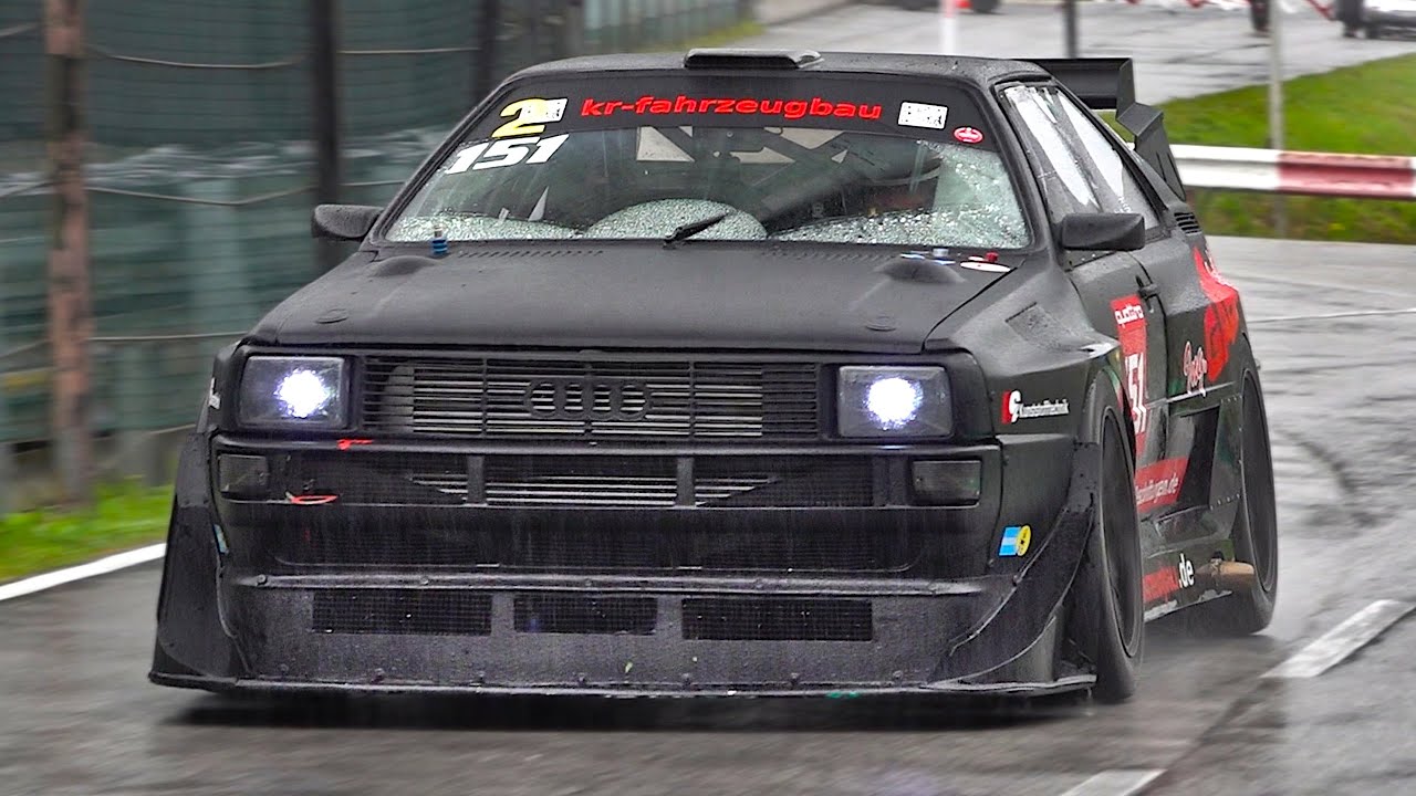 750HP Audi Quattro Track Monster – First Run After Rebuild