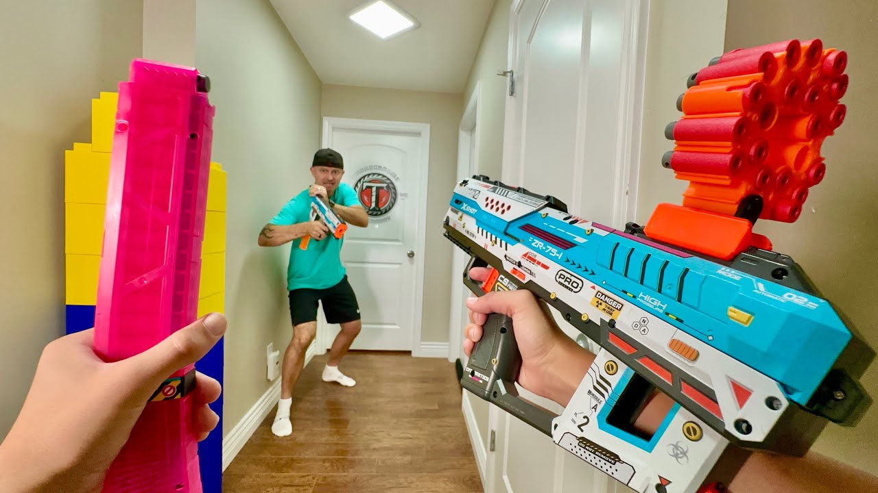 Nerf war: First person shooter IRL