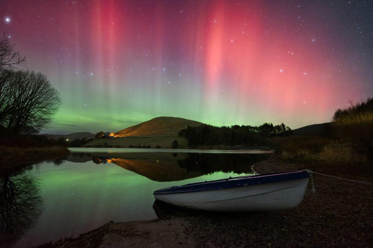 Northern Lights could be visible in the UK tonight as Met Office issues ...