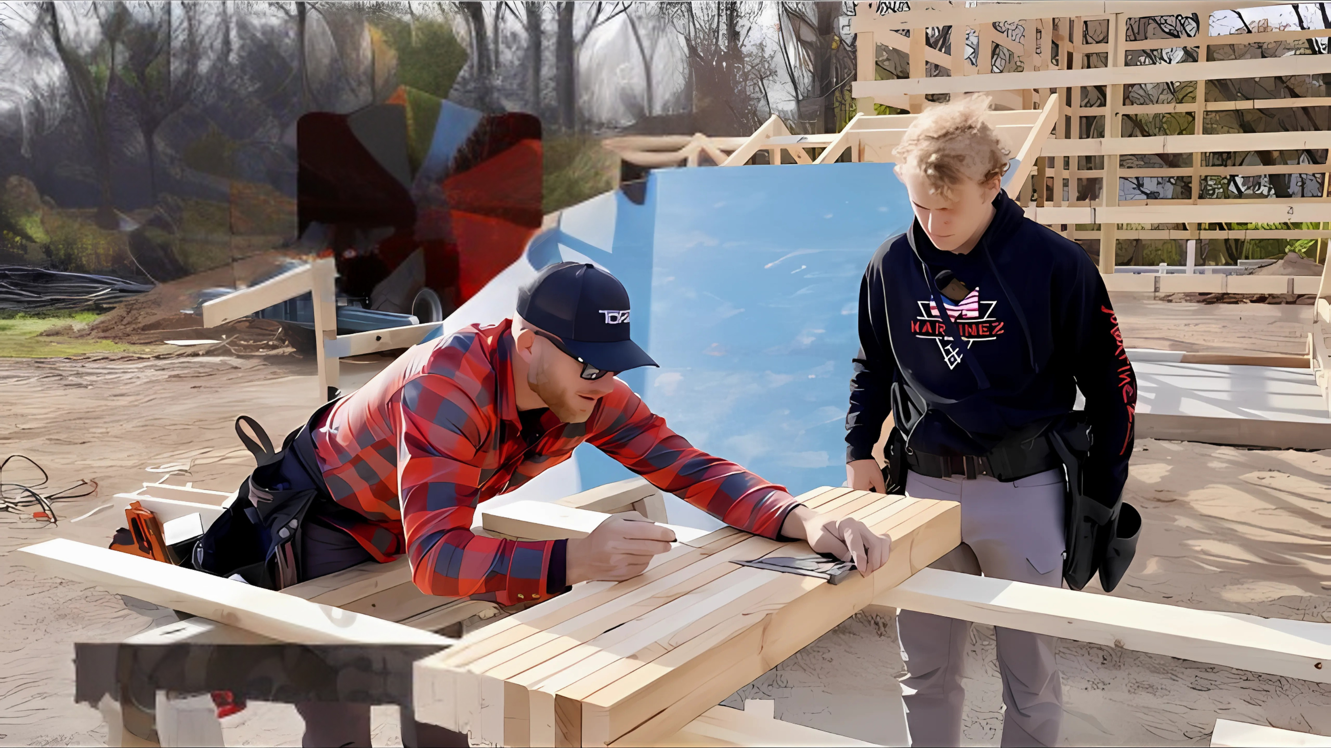 My Dream Shop Ep. 15: Weekend Truss Installation with Cole