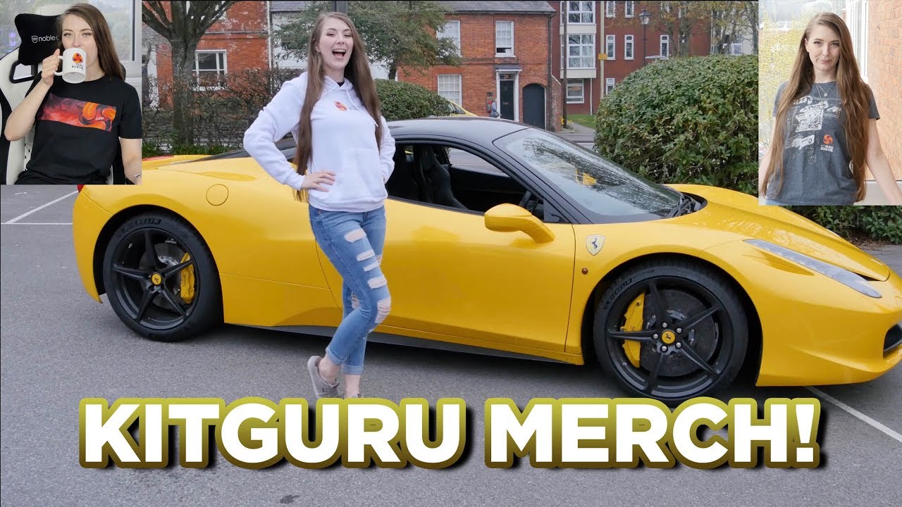 Briony models KITGURU merch - available now in our store!