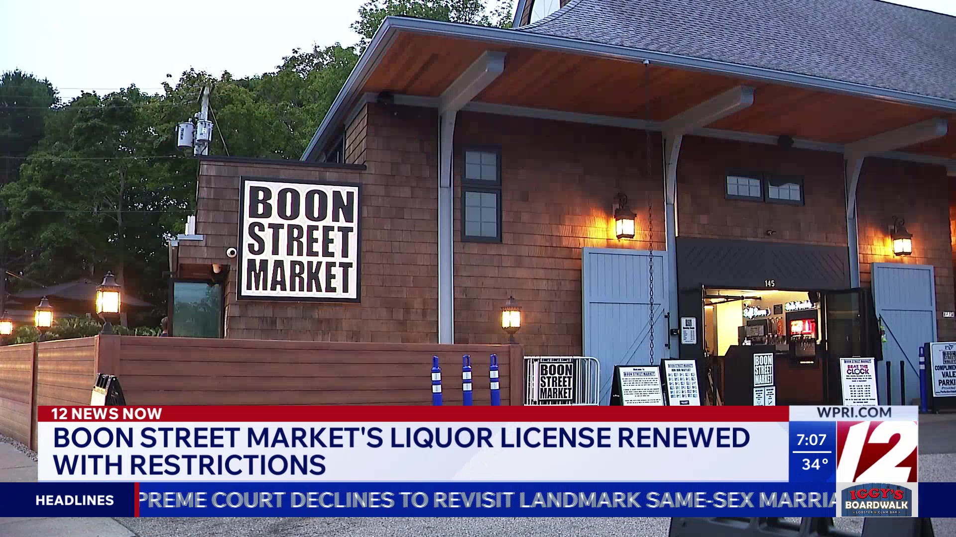 Boon Street Market’s liquor license renewed with restrictions