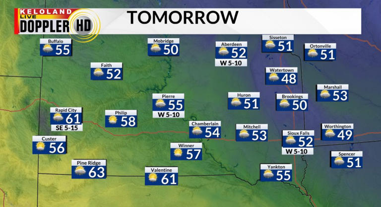 Melting snow and milder temperatures on the way