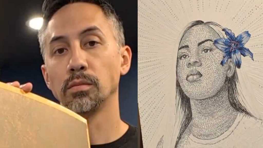 Artist uses Harry Potter books to create powerful portraits of murdered ...