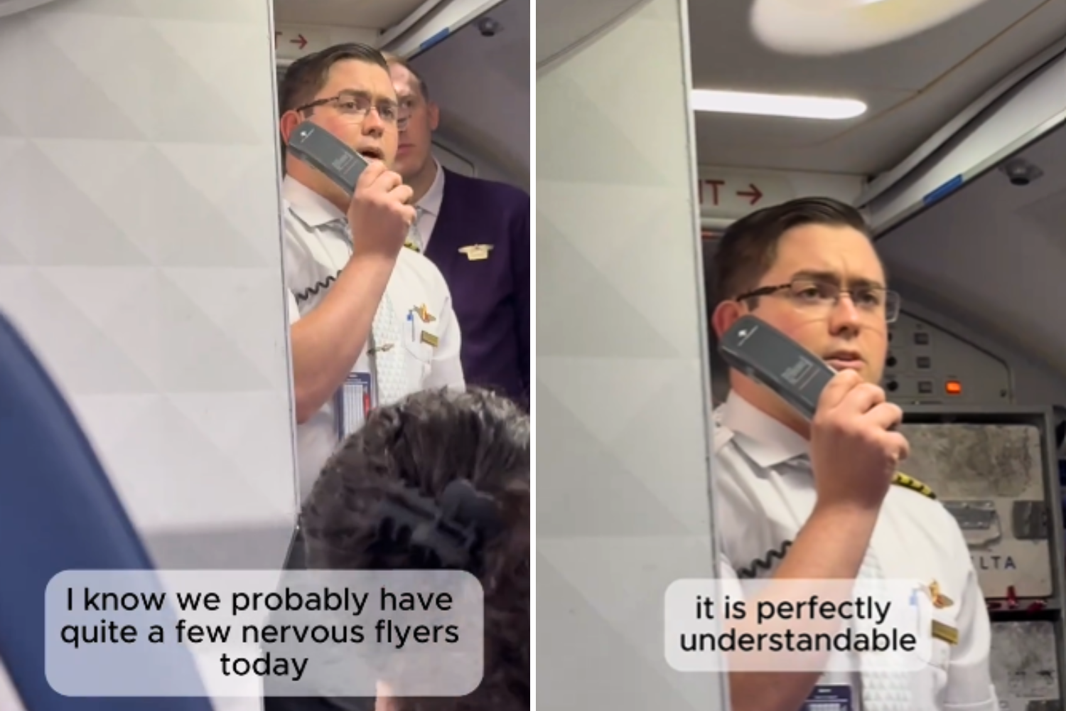 Delta pilot's take-off message to passengers amid safety fears goes viral