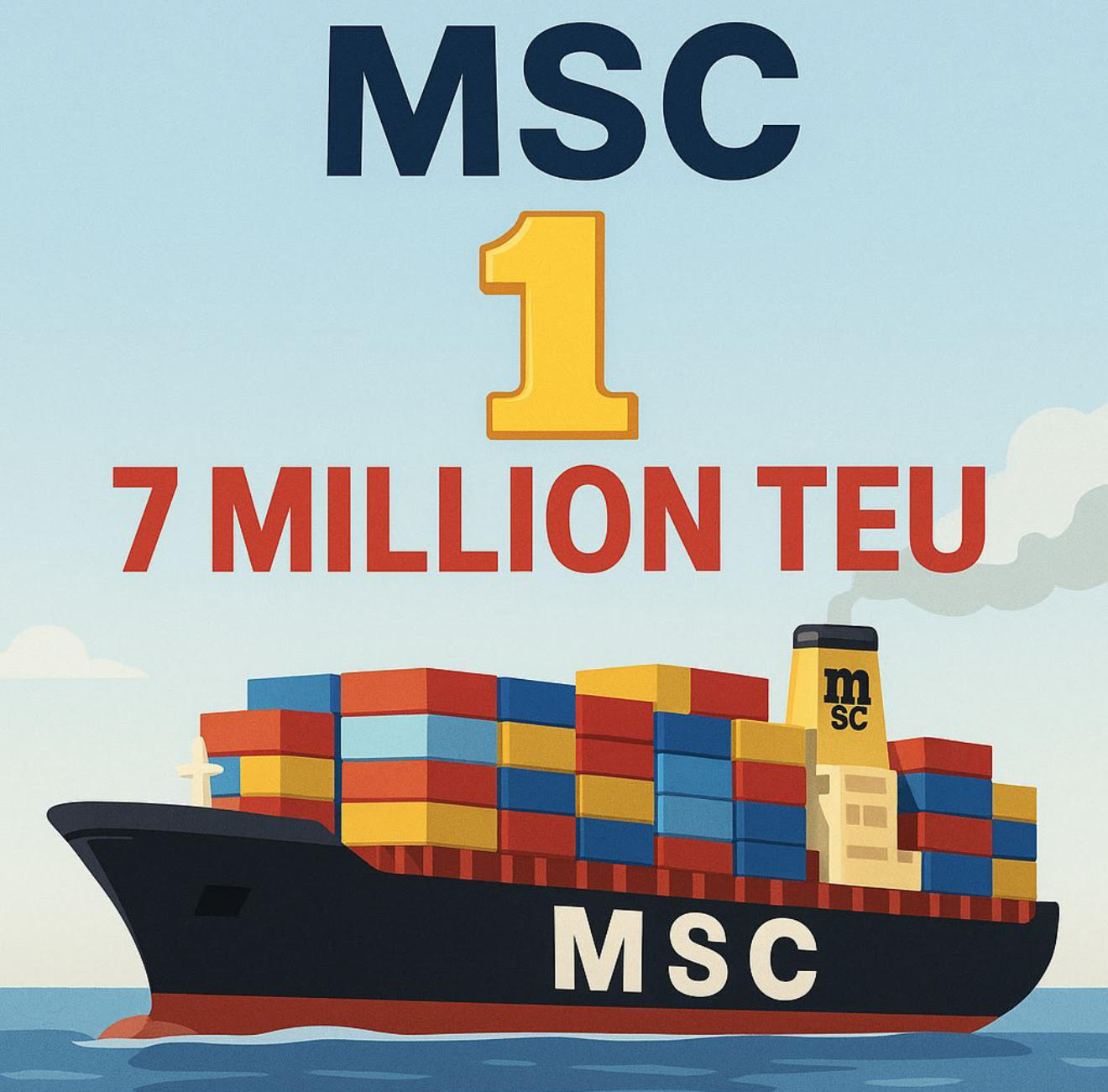 Η MSC καταρρίπτει κάθε ρεκόρ χωρητικότητας