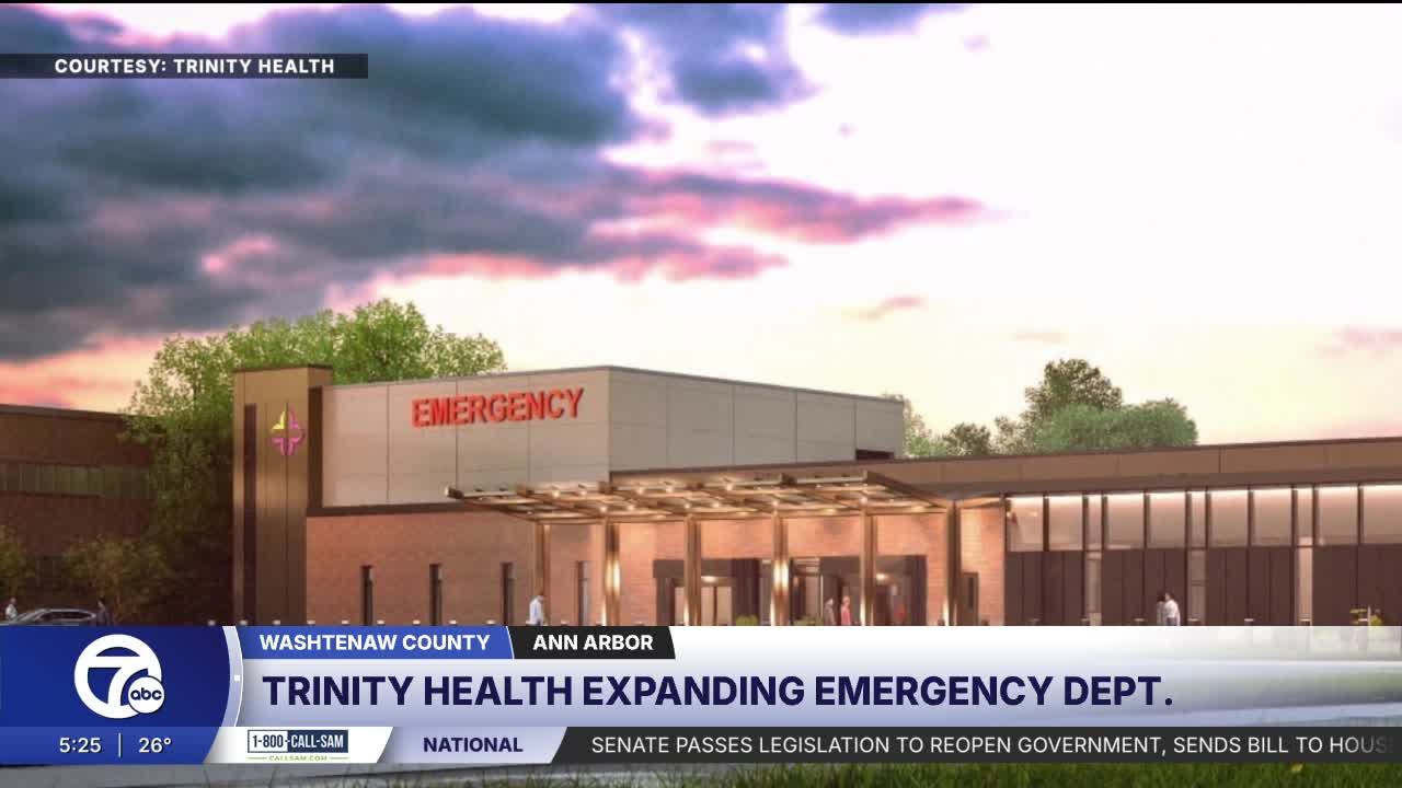Trinity Health announces new renovation, expansion to Emergency ...