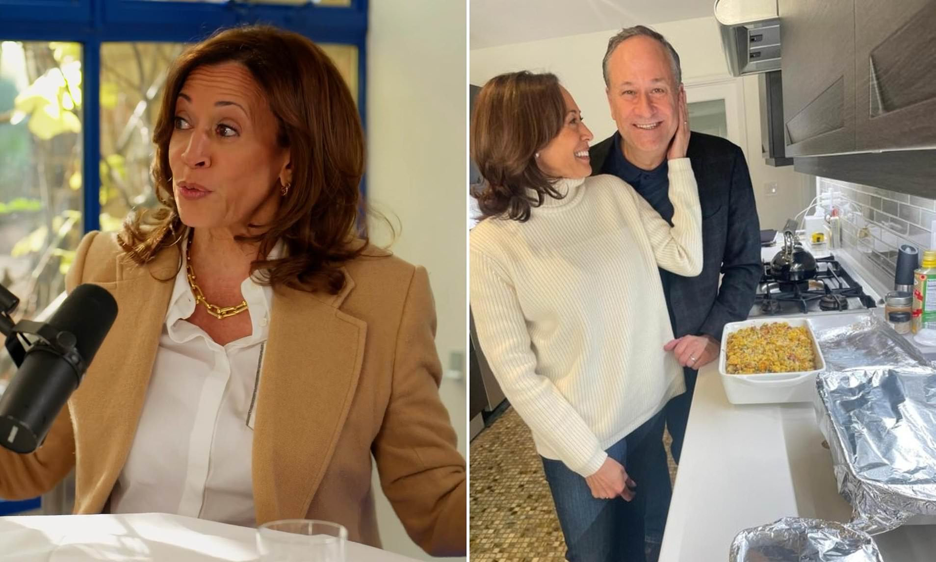 'Nobody would cook for Doug': Kamala Harris reveals she batch cooked ...