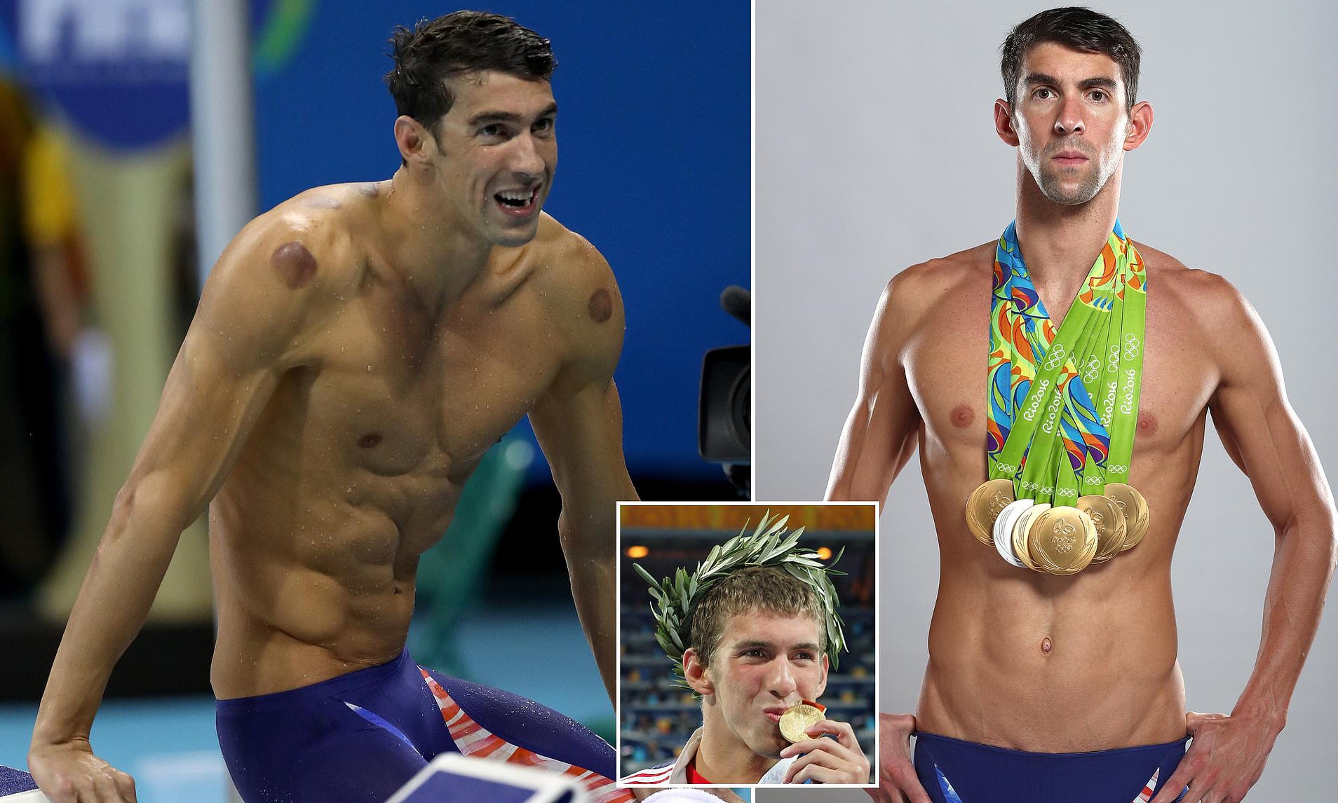 Michael Phelps doesn't look like this anymore: Olympian strolls through ...