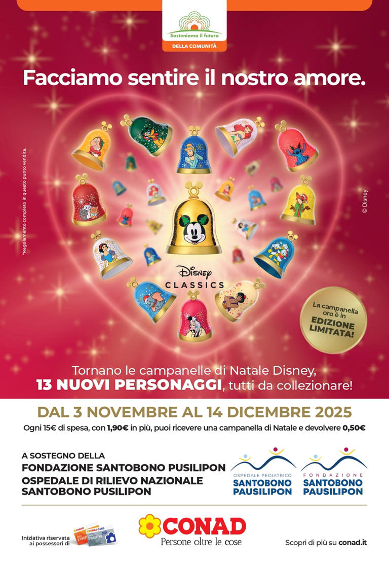 Da Conad tornano le Campanelle di Natale: al via l’iniziativa a ...