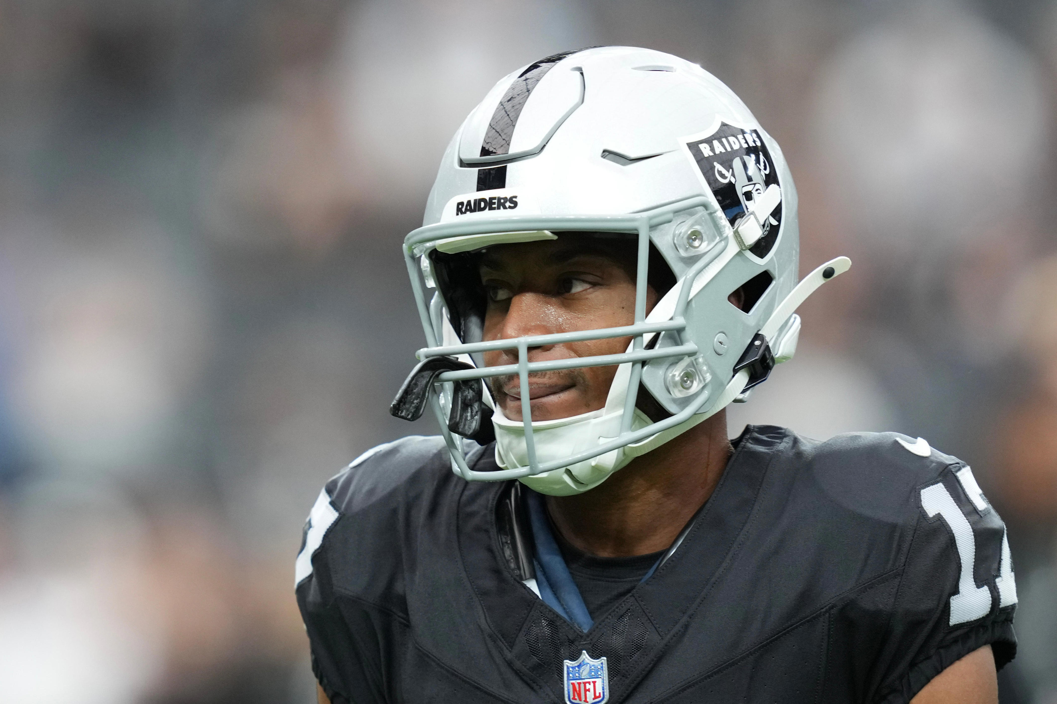 Raiders looking for more after veteran receiver has best game of season