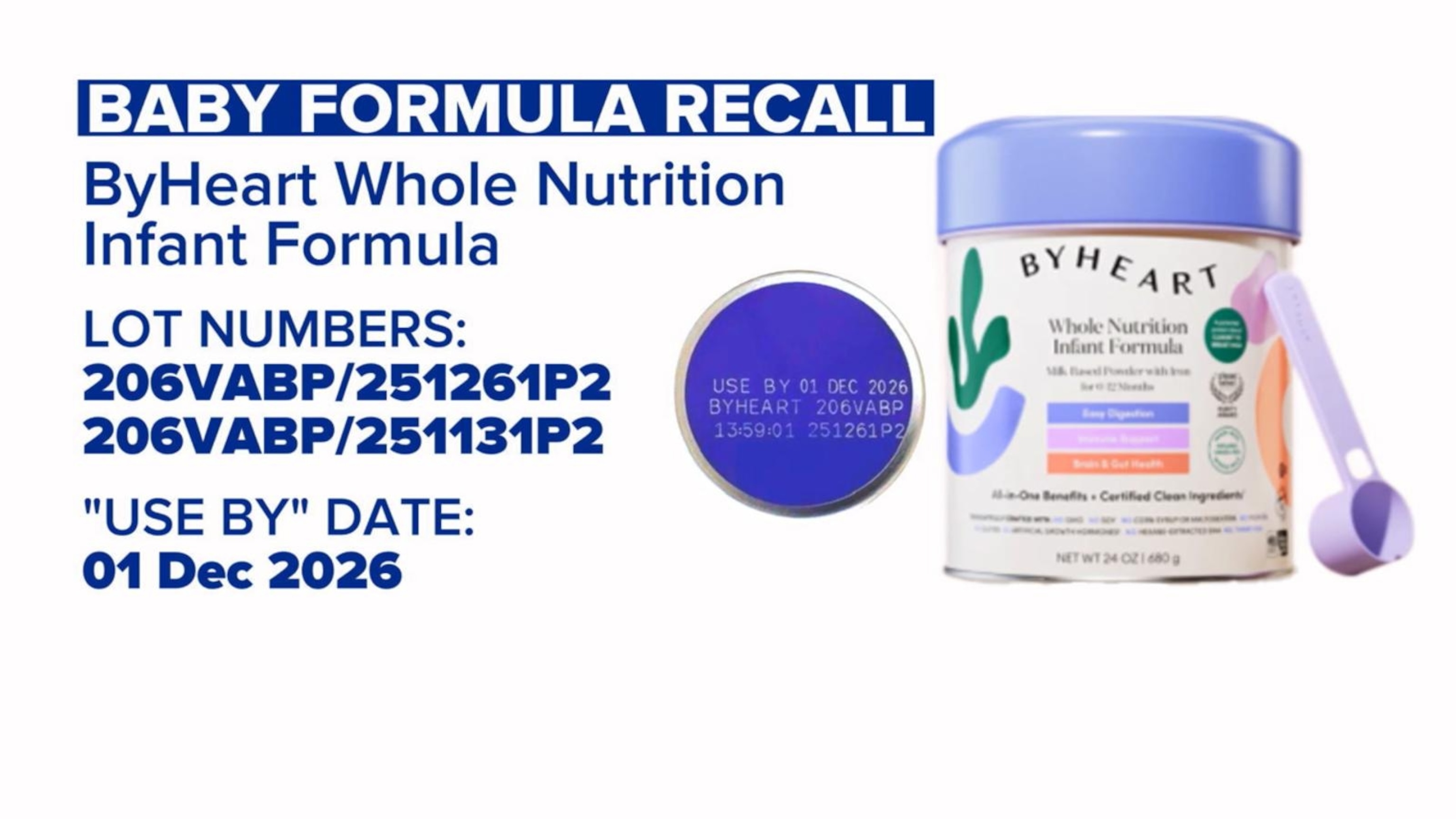 Infants hospitalized after baby formula recall