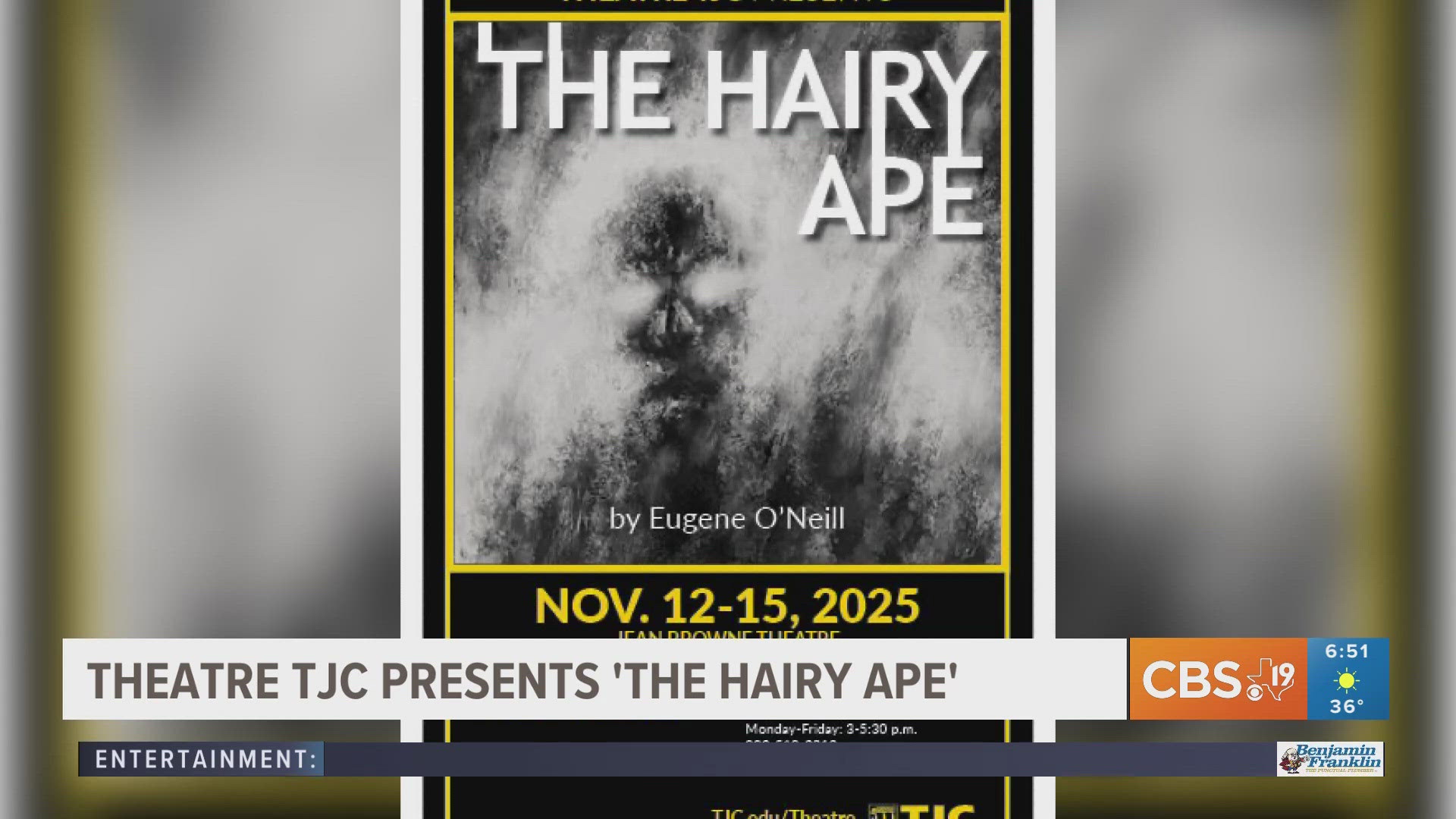Theatre TJC presents 'The Hairy Ape' play