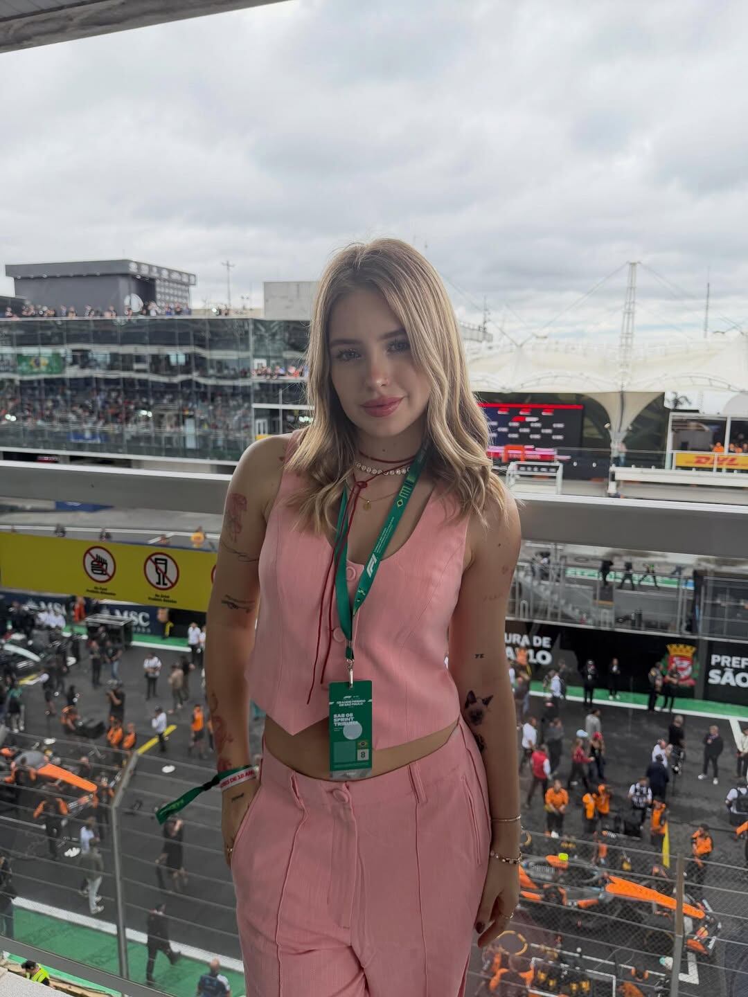 Desde Brasil, Coti Romero alentó a Franco Colapinto y deslumbró con un ...