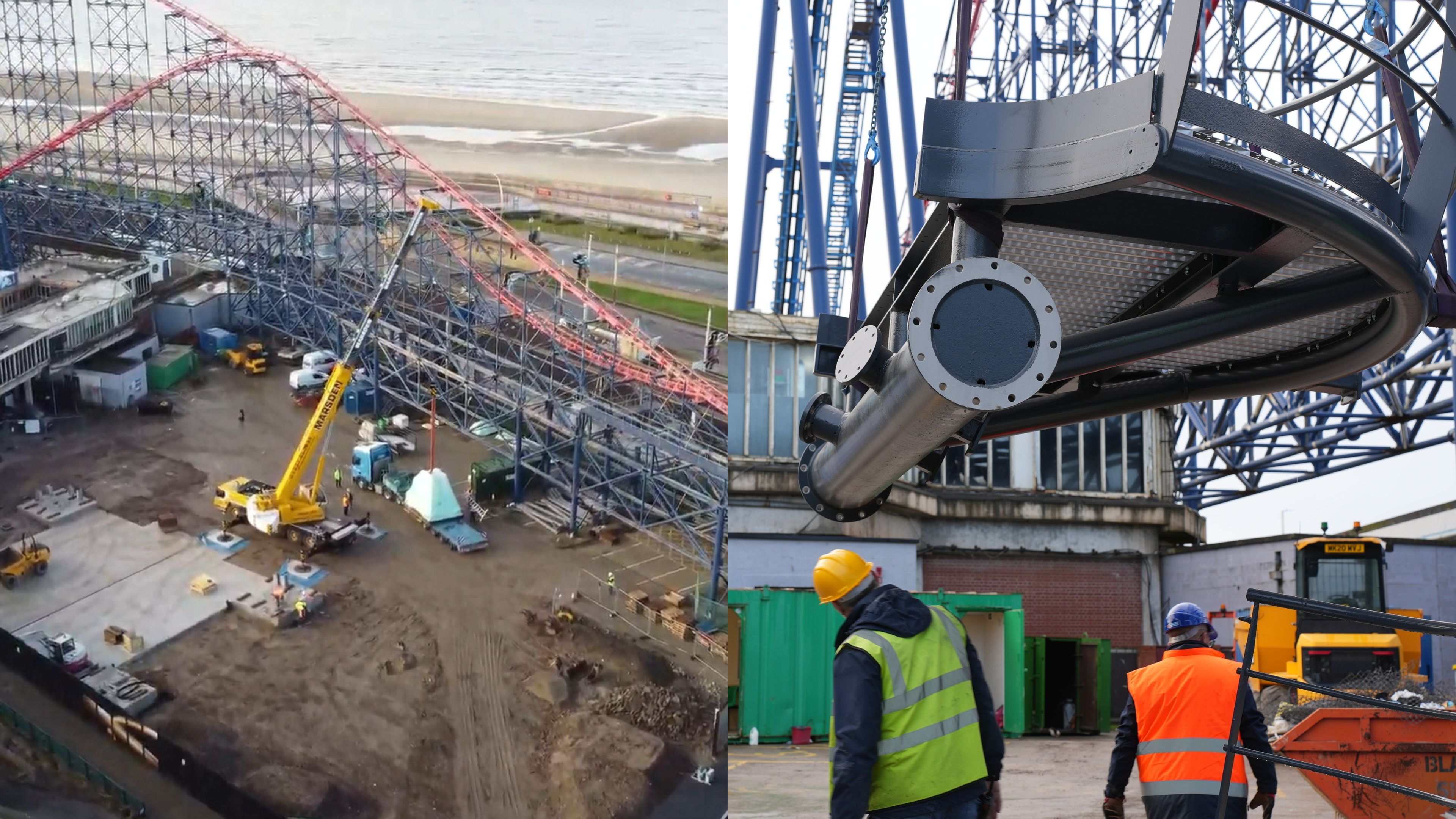 Huge new £8.72m ride arrives at Blackpool Pleasure Beach