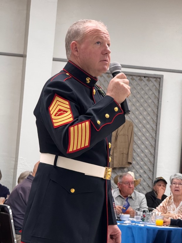 US Marine Corps celebrate 250 years with fellow veterans