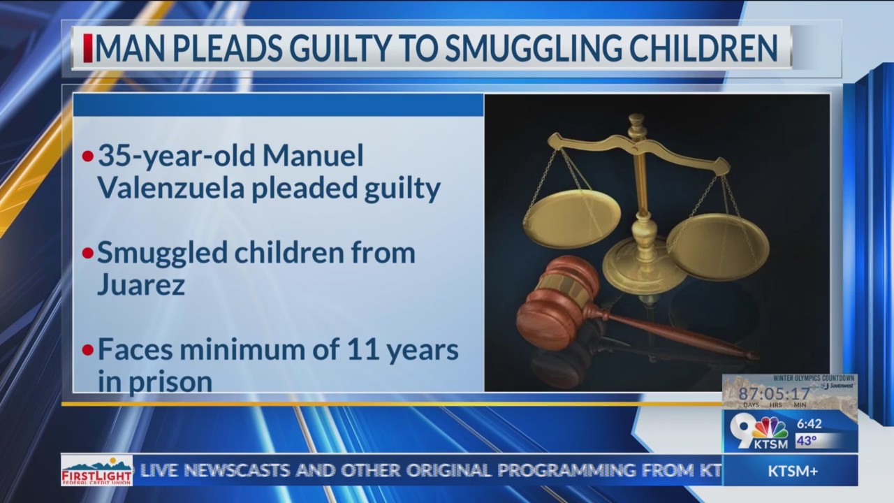 Man pleads guilty to smuggling children