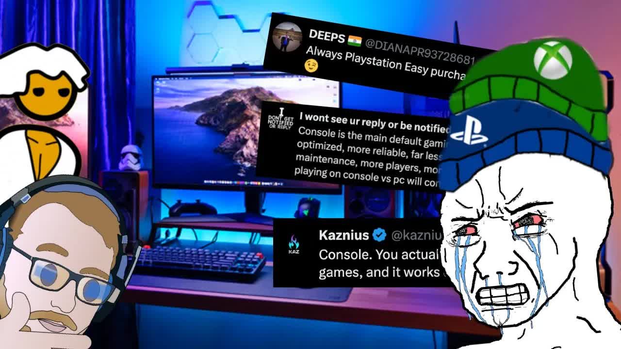 The worst anti-PC arguments console fanboys can come up with