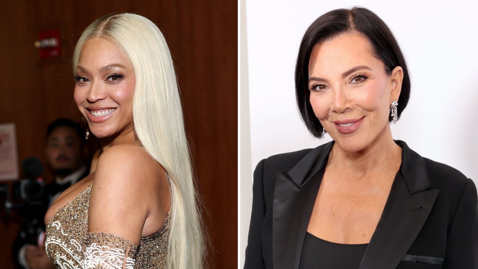 Beyonce Poses With Mom Tina Knowles at Kris Jenner's 70th Birthday Bash