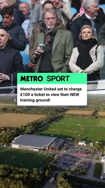 Manchester United set to charge £100 a ticket to view their new ...