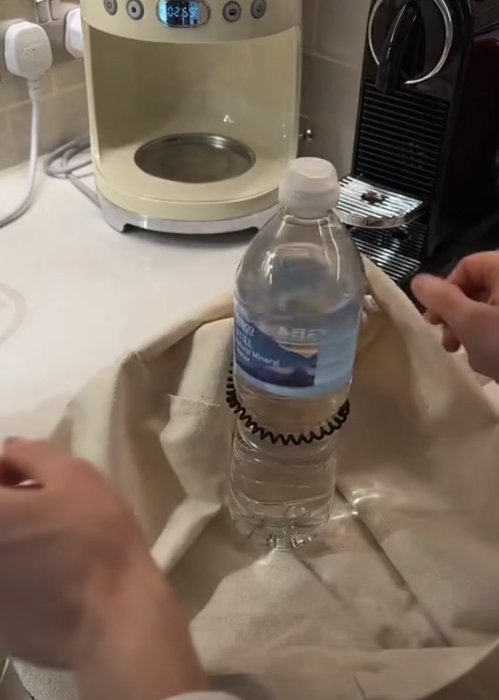 The ultimate travel hack for securing your water bottle