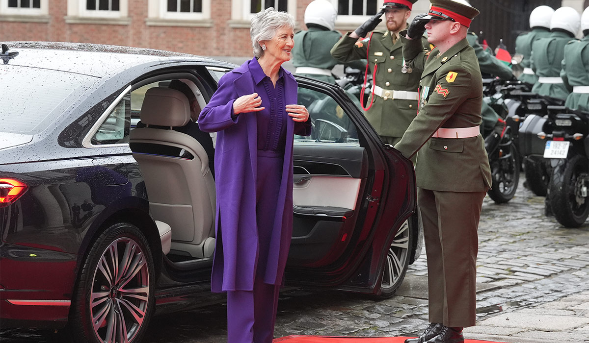Steal Her Style: President Catherine Connolly's all Irish outfit at ...