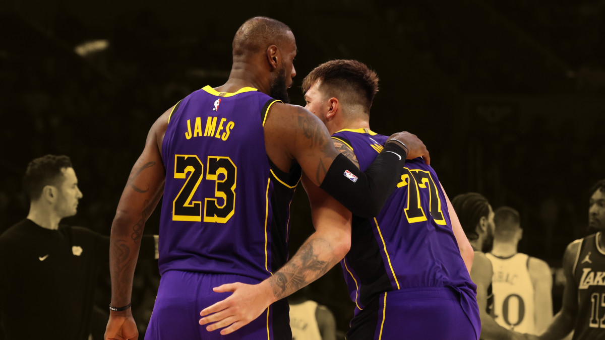 Luka Doncic describes energy inside Lakers locker room as LeBron James ...