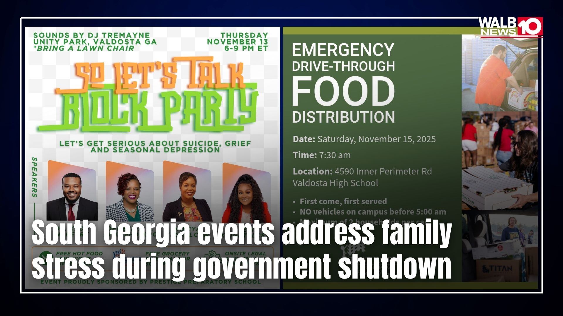 South Georgia events address family stress during government shutdown