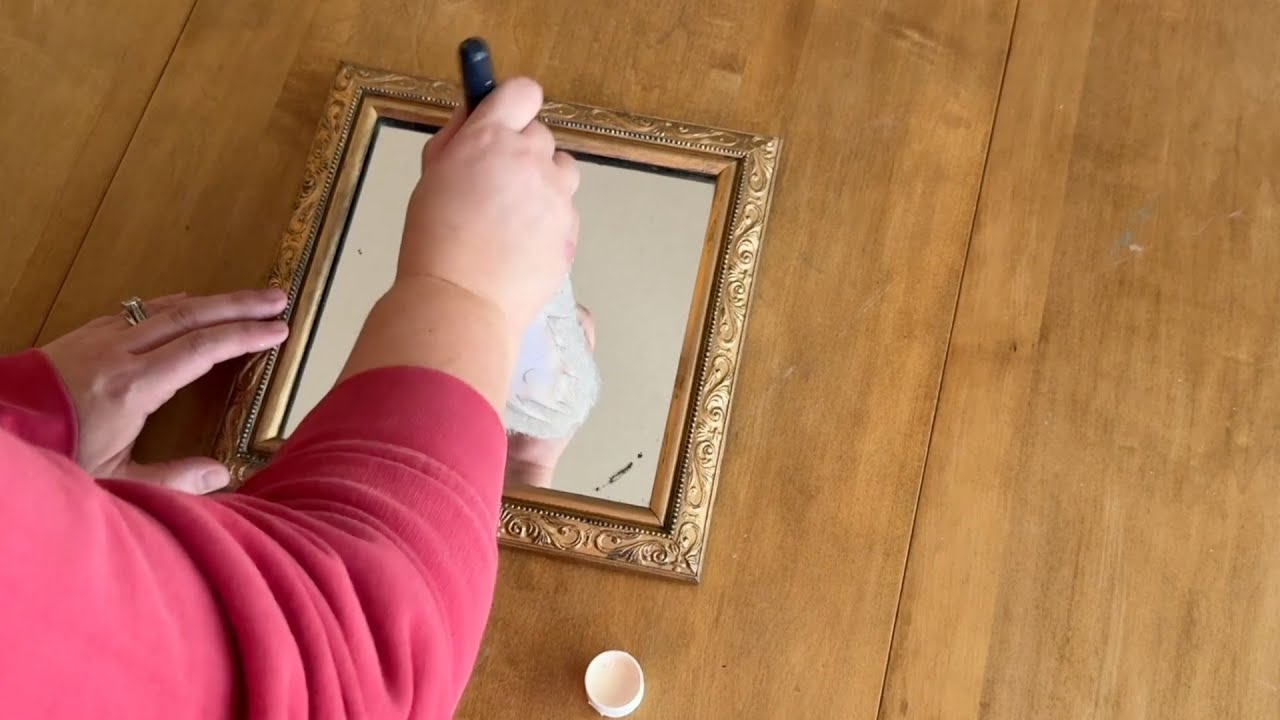 Turn a dollar store mirror into this!