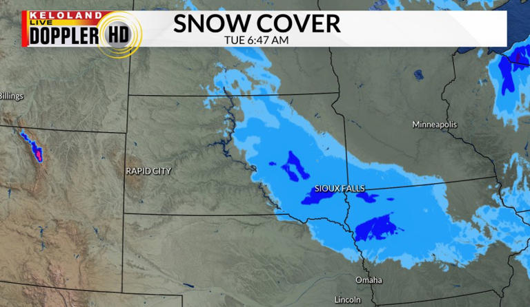 Melting snow and milder temperatures on the way