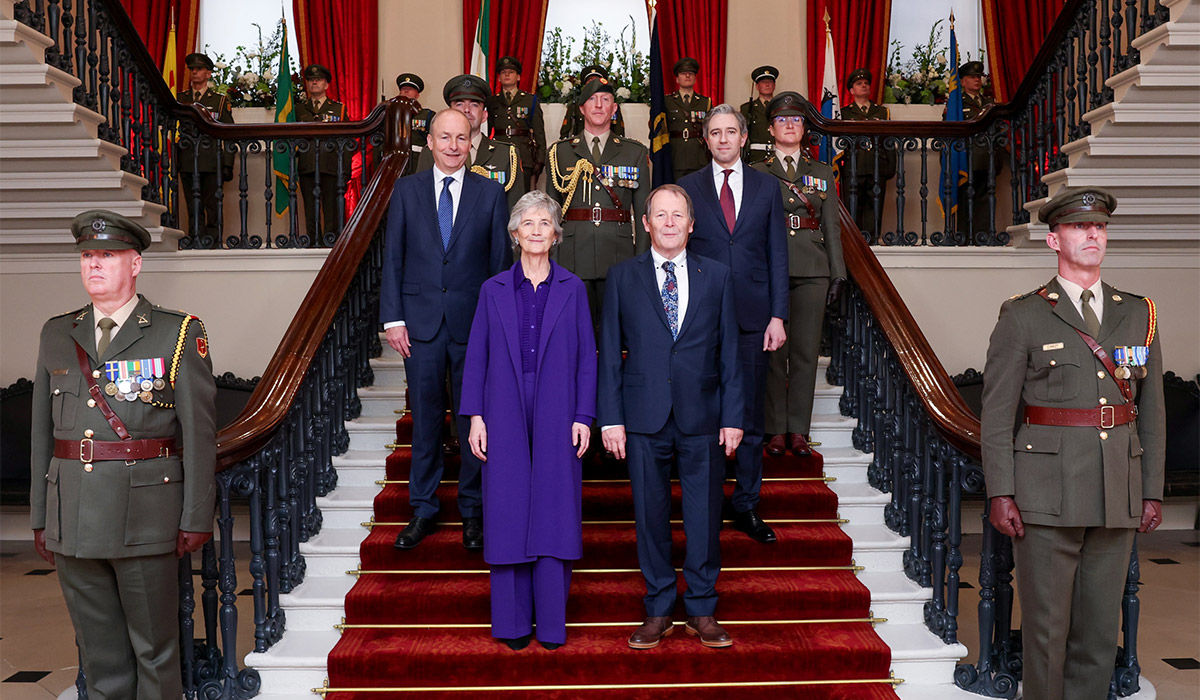 Purple reign… Connolly’s inauguration outfit cost a pretty penny