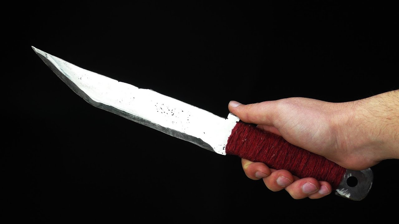 DIY! How to make a knife from an old car leaf spring