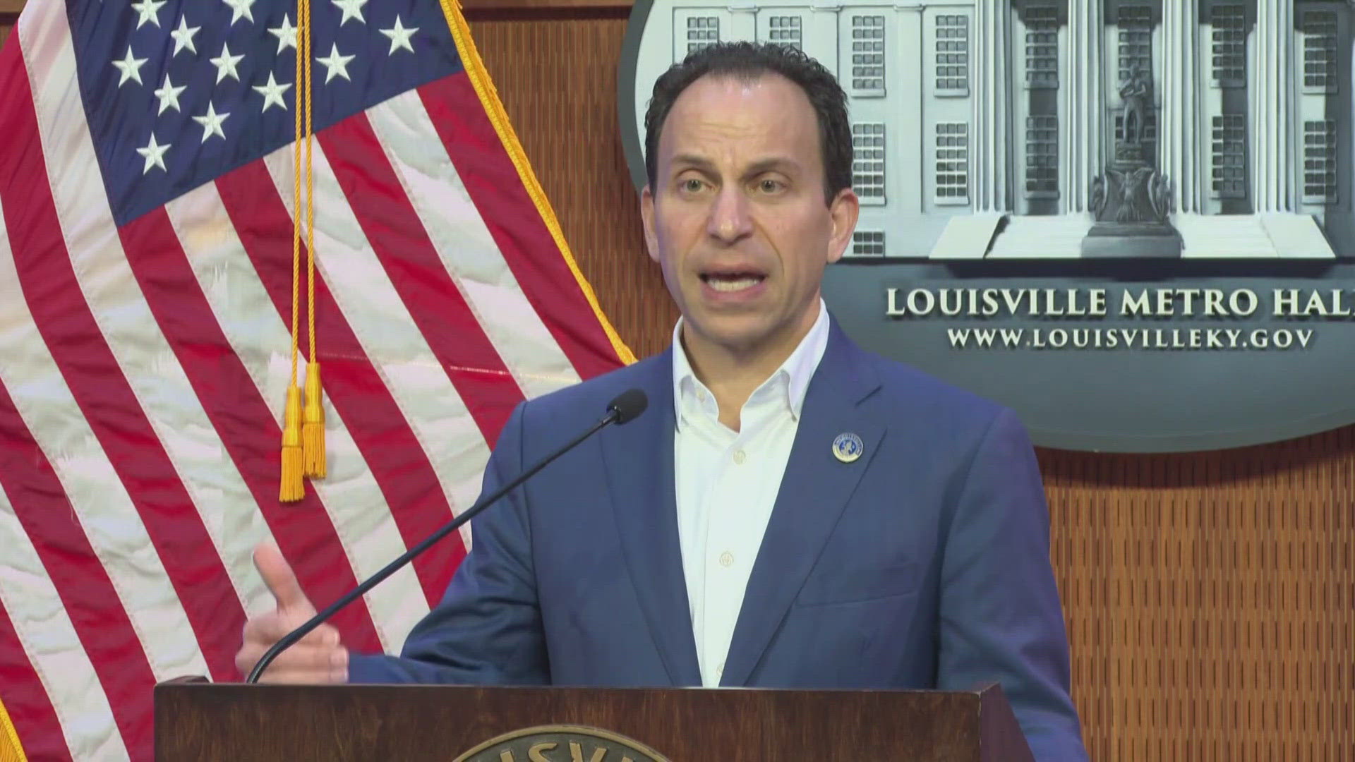 Louisville mayor addresses $17 million budget surplus