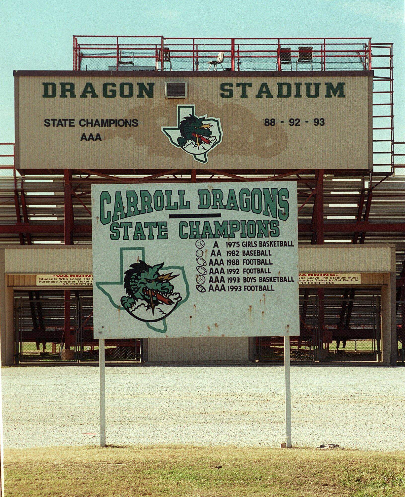 Old Dragon Stadium to become a Southlake park celebrating old and new ...