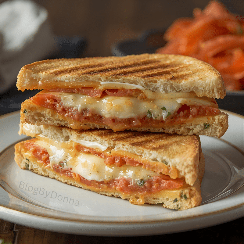 Easy Panini Recipe: Italian Cheese and Tomato Panini