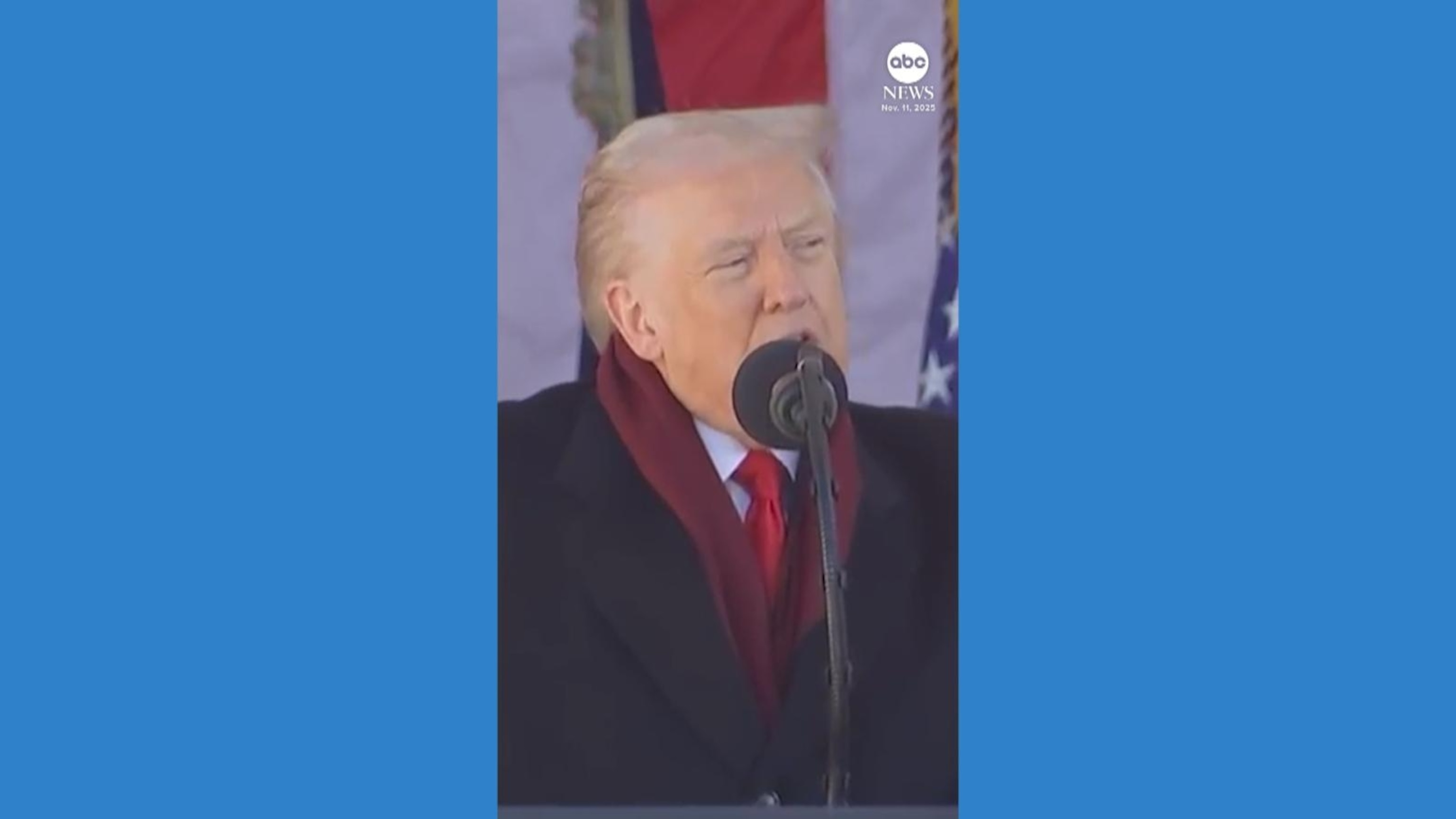 Trump honors veterans at Arlington National Cemetery