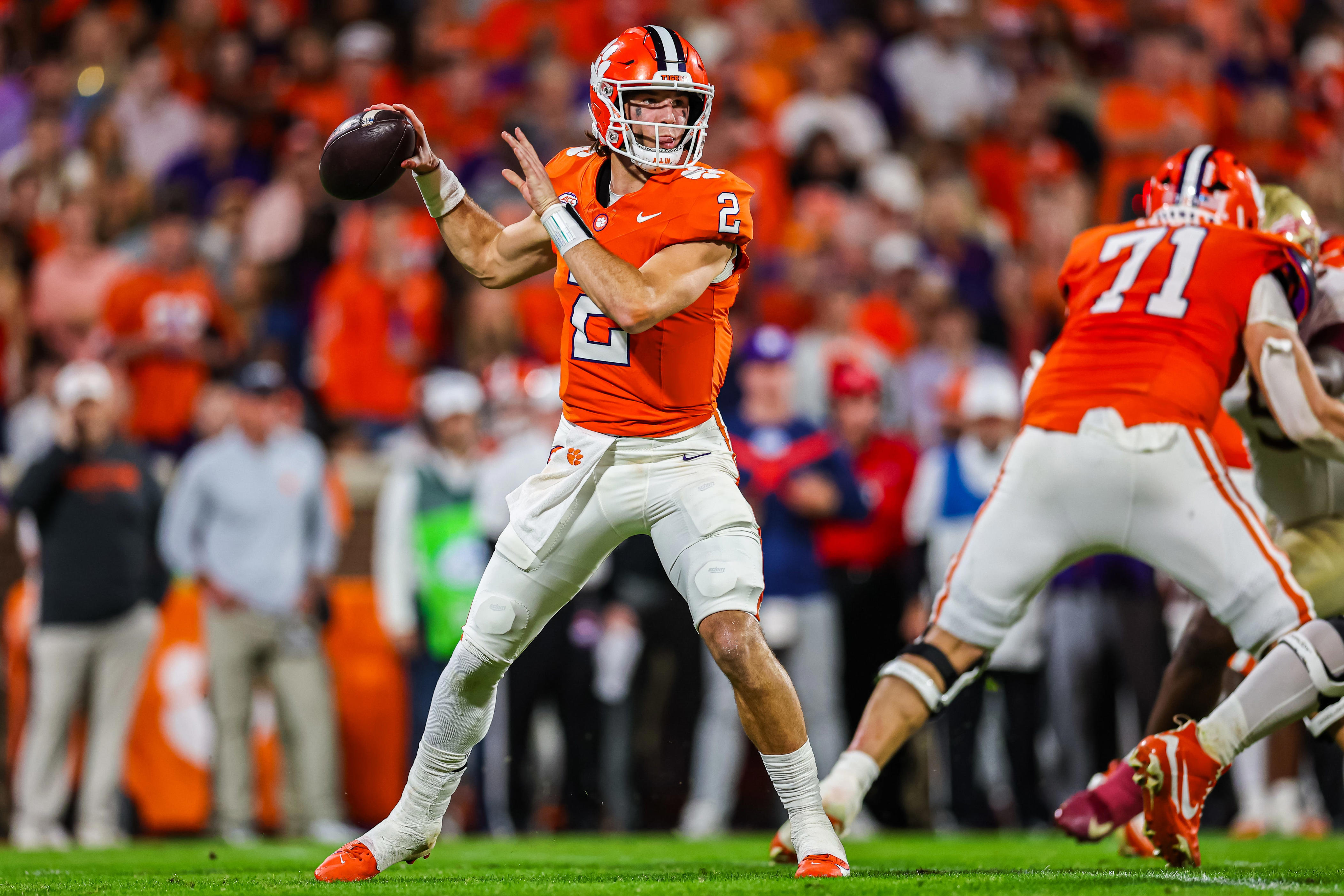 Clemson head coach Dabo Swinney gives a injury update on Cade Klubnik ...