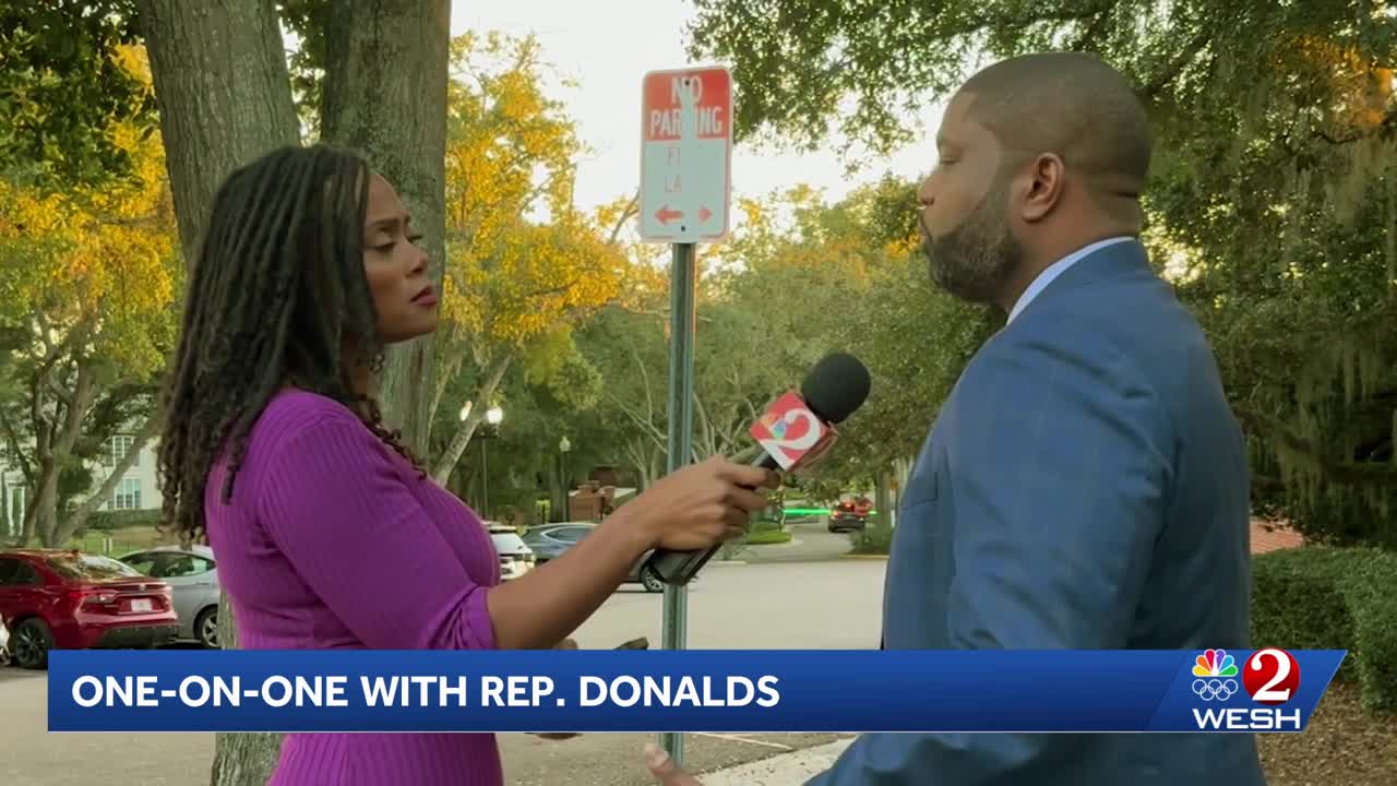 WESH 2's Summer Knowles has a one-on-one with Rep. Byron Donalds