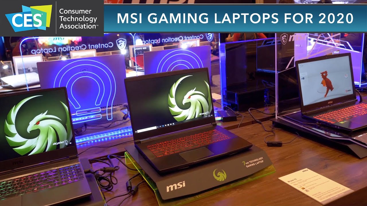 CES 2020: MSI gaming laptops for 2020!