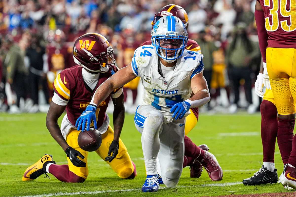 It turns out that Lions receiver Amon-Ra St. Brown did 'punch ...