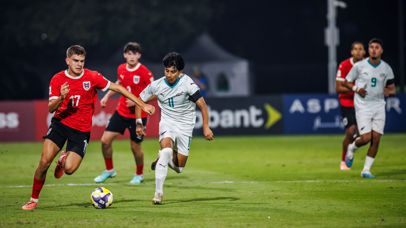 U17-WM in Katar: Dritter Sieg vom ÖFB-Team mit neun Neuen gegen Neuseeland