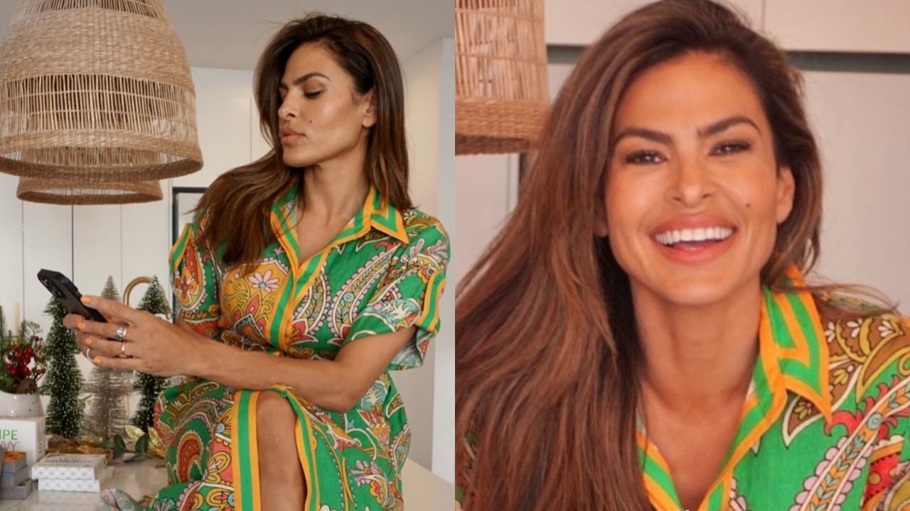 Eva Mendes och Ryan Gosling visar hur man kan använda minijulgranar i ...